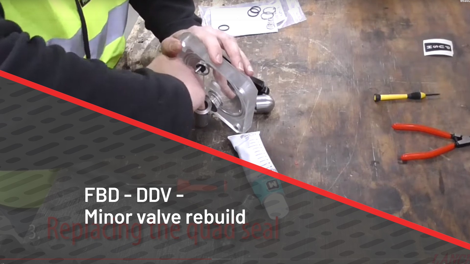 FBD DDV Minor valve rebuild | Lancer Worldwide