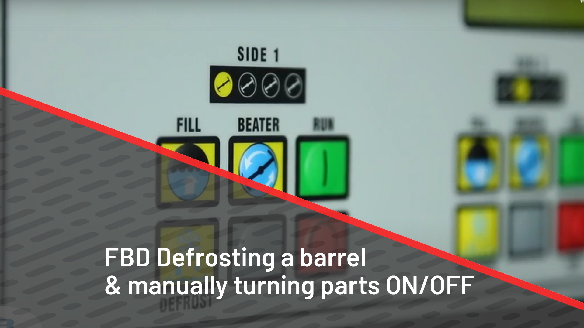 FBD Defrosting a barrel & manually turning parts ON/OFF | Lancer Worldwide